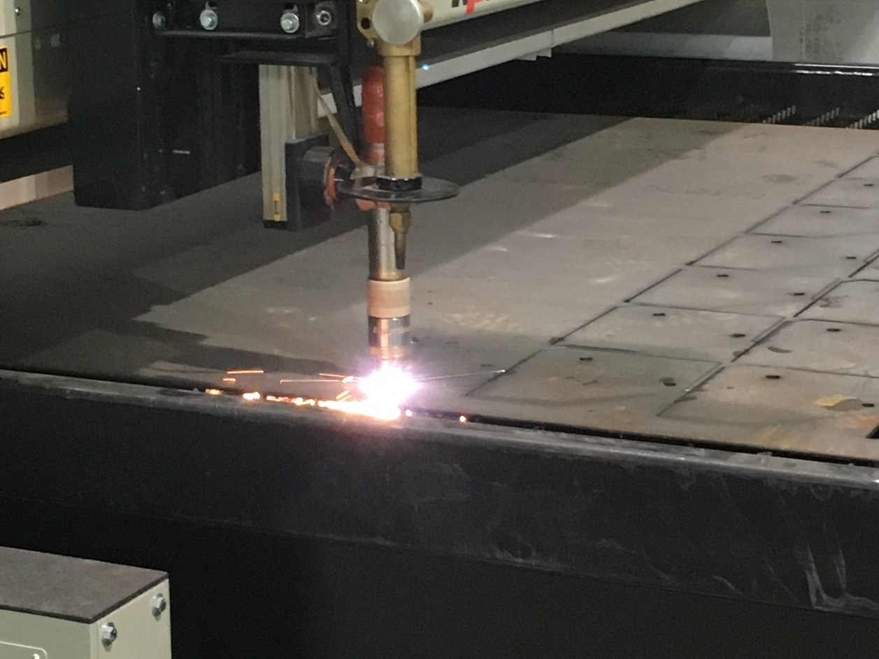 Steel Cutting - Plasma, Saw, Flame - Plate Shearing | Glosser Steel